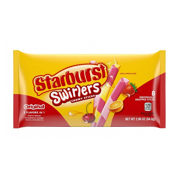Starburst Swirlers Chewy Sticks Original 84g