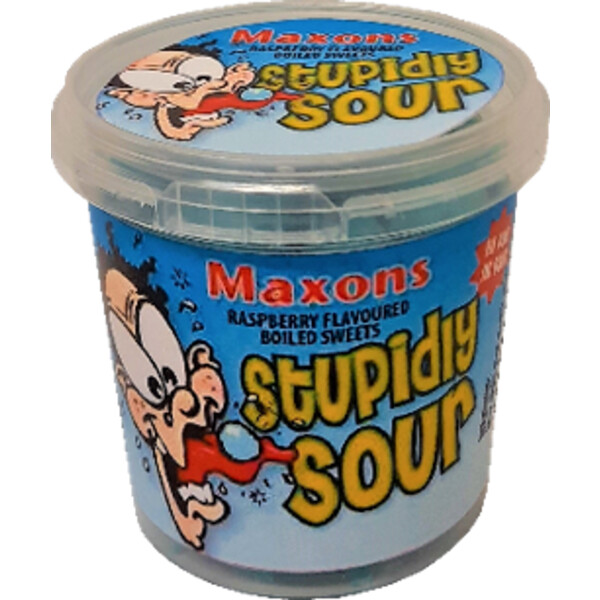 Maxons Blue Raspberry Stupidly Sour 90g