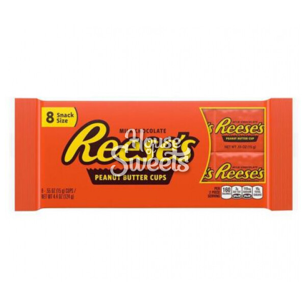 Reese's Peanut Buttercup 8-pack 124g, 4,99