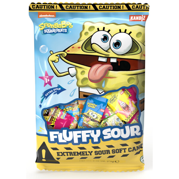 Spongebob Sour Fluff Candy 70g