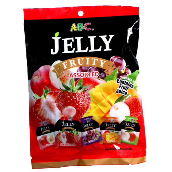 ABC Jelly Pocket Assorted 240g